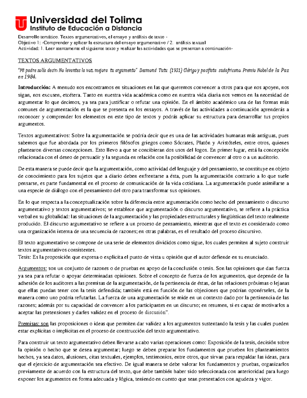 Textos Argumentativossintaller - Desarrollo temático. Textos argumentativos, el ensayo y ...