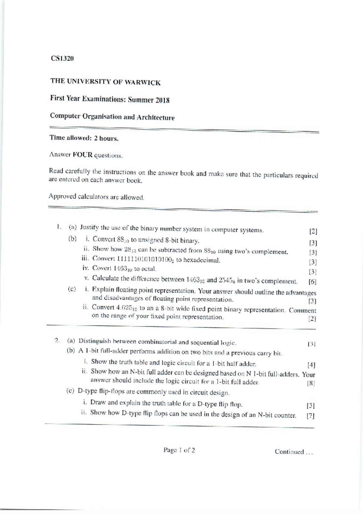 Cs1320 - CS132 - Studocu