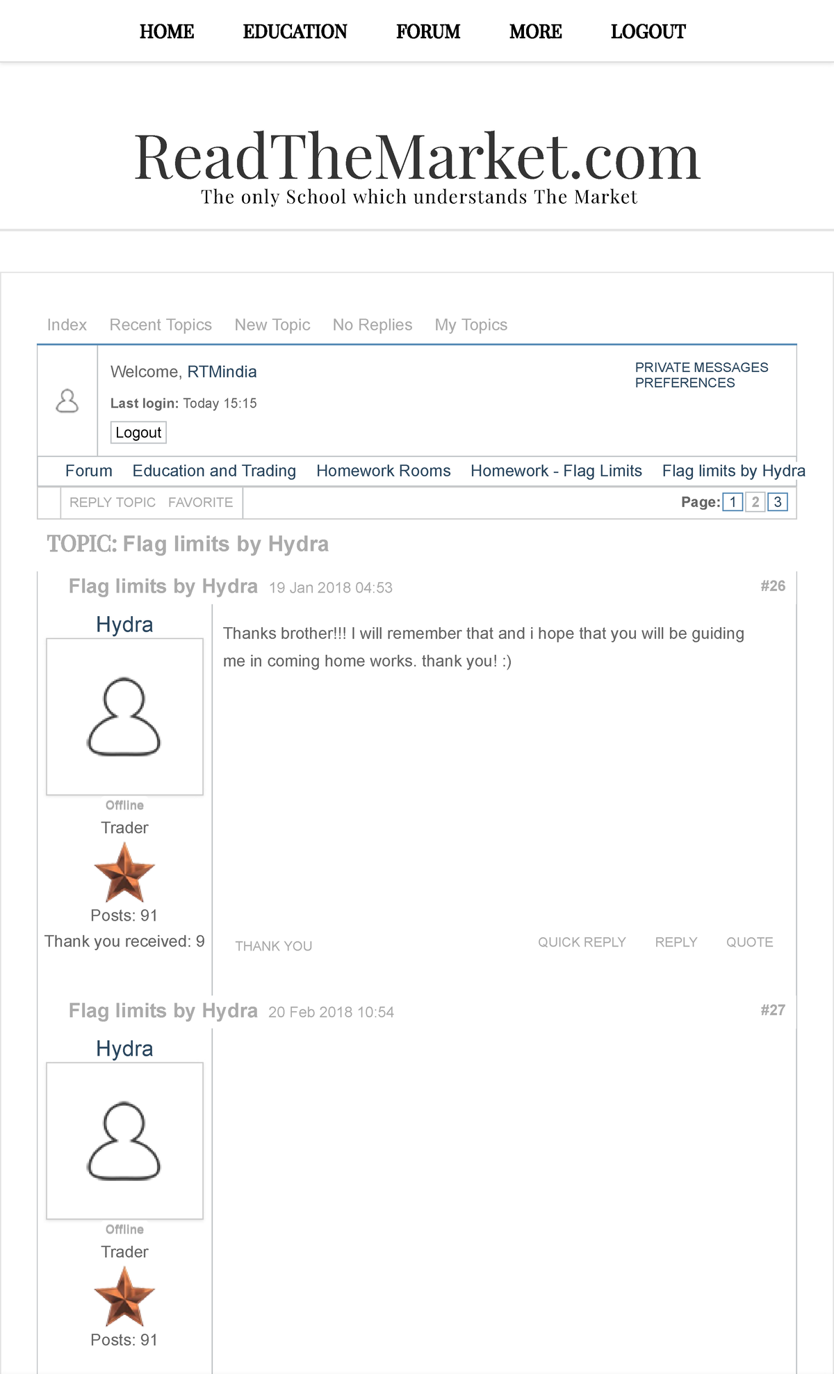 Flag limits by Hydra - Page 2 - RTM Community - ReadTheMarket The only ...