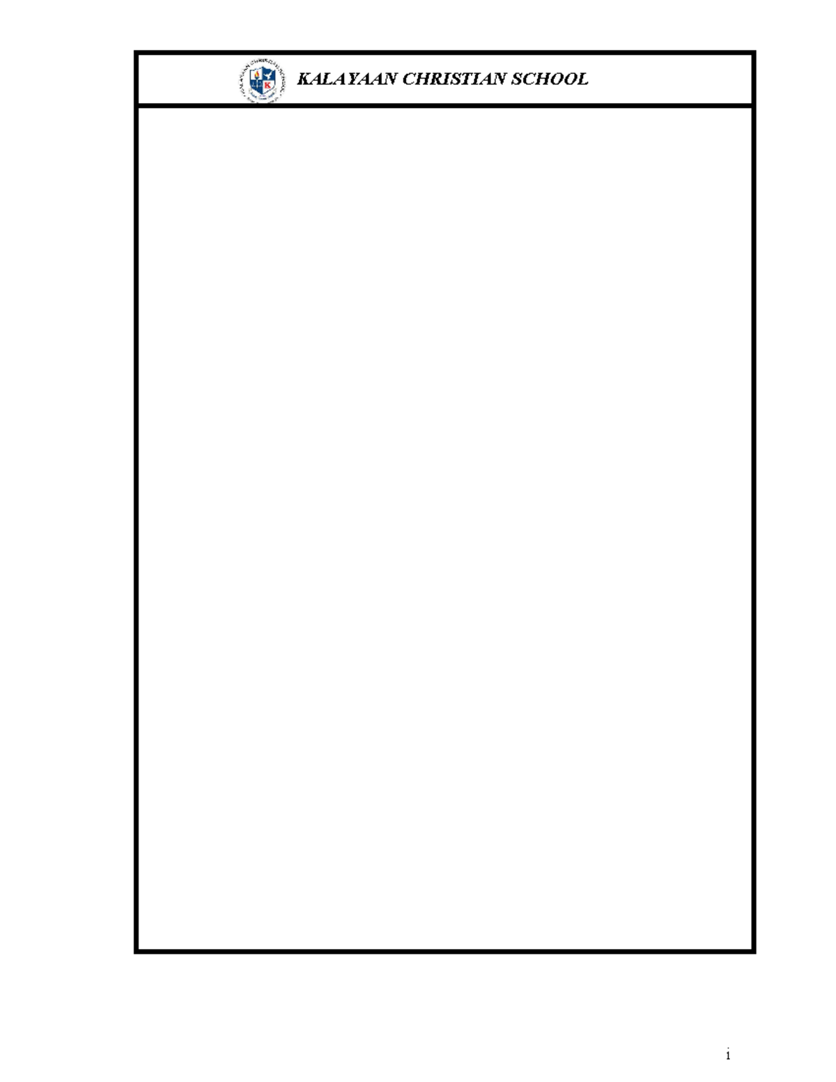 SIP Template KCS - Summary BS Secondary Education - i KALAYAAN ...