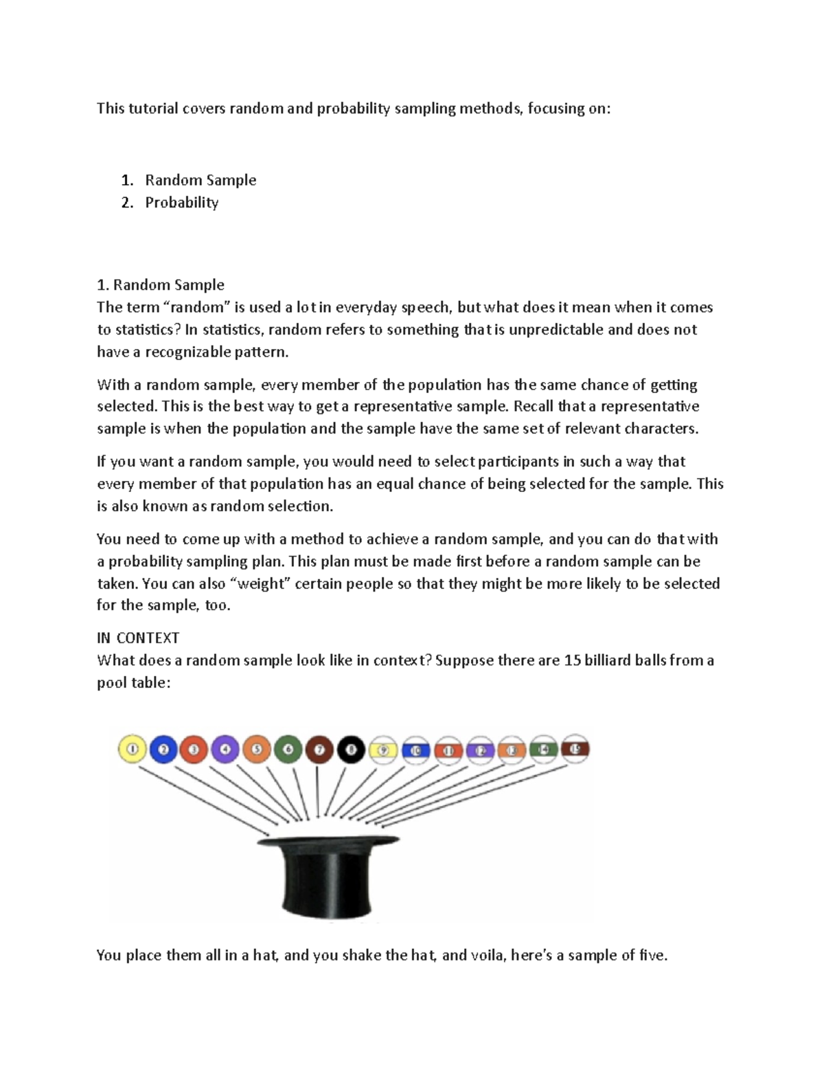 Document 11 - tutorial - This tutorial covers random and probability ...