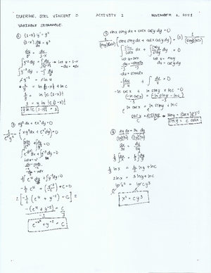 Calculus Practice Problems - Calculus 2 - PangSU - Studocu
