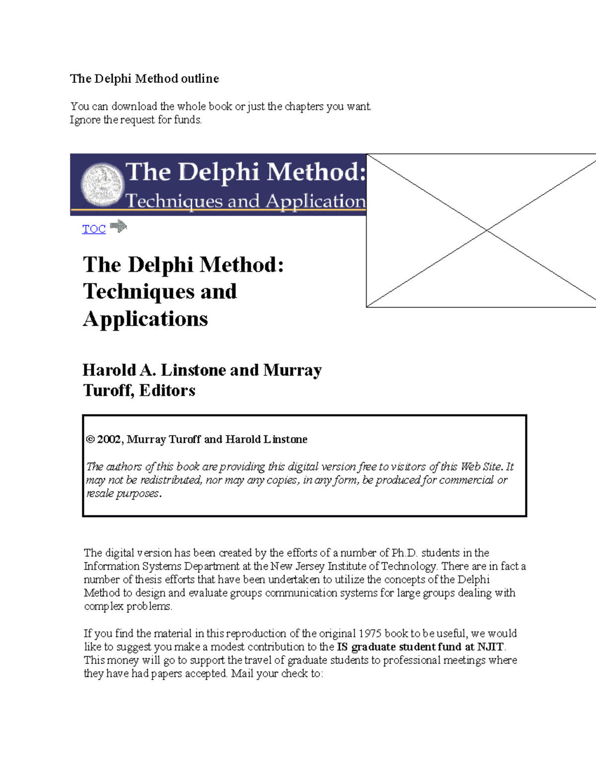 The Delphi Methodoutline definición de internet - The Delphi Method ...
