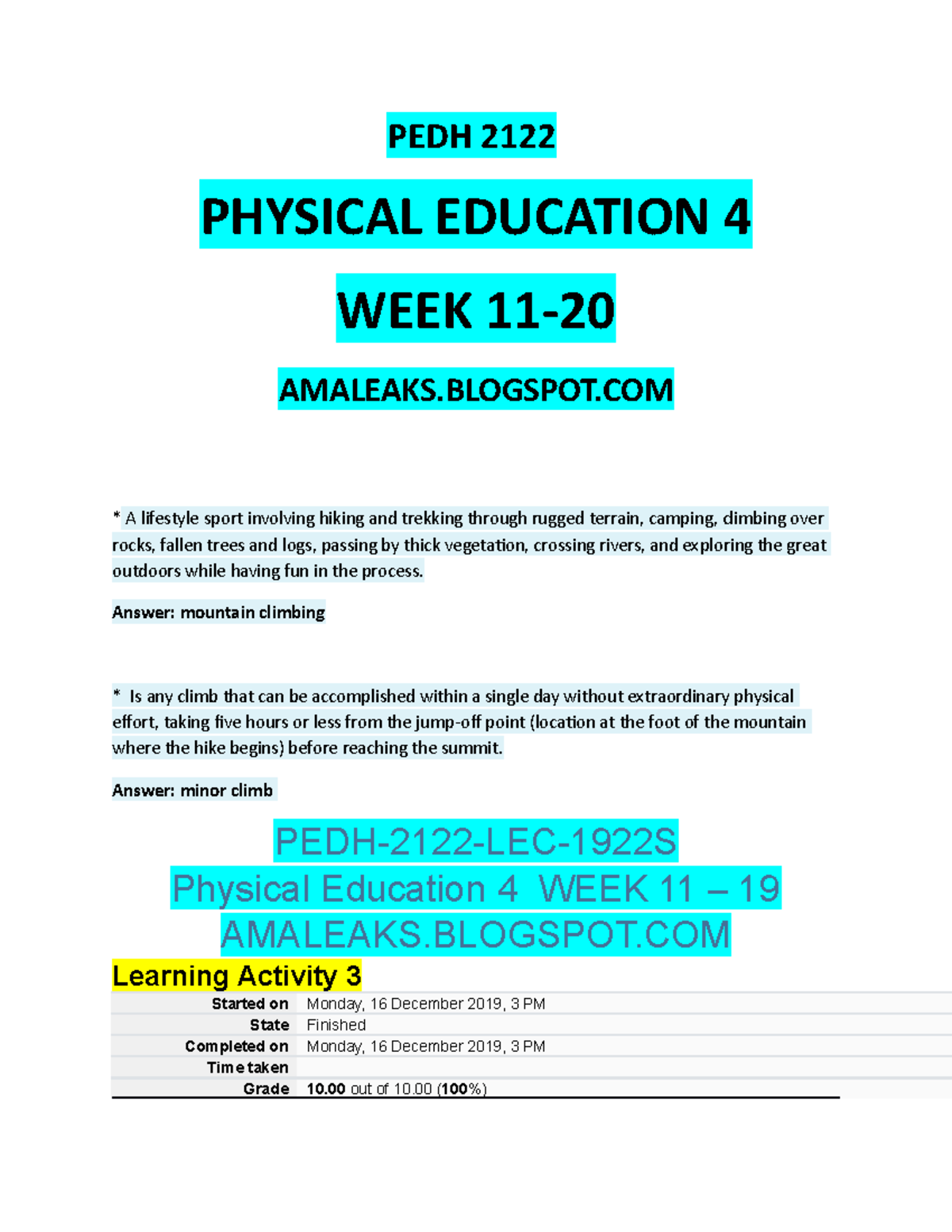 PE2 - Mr. Ken is a minimum wage earner. He earns Php175 for 5 hours of ...