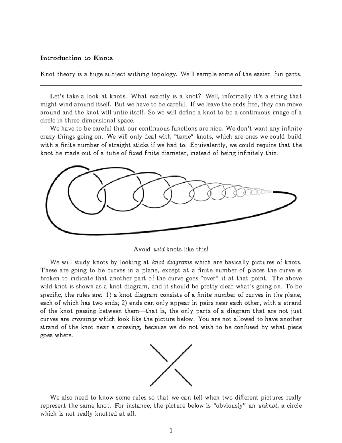 38 Intro To Knots What Is A Knot Introduction To Knots Knot Theory