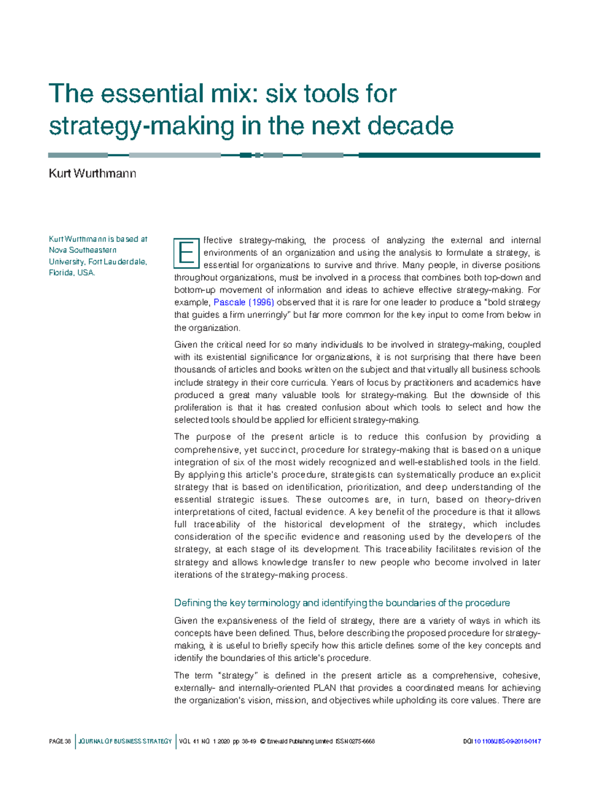 The essential mix six tools f - The essential mix: six tools for ...