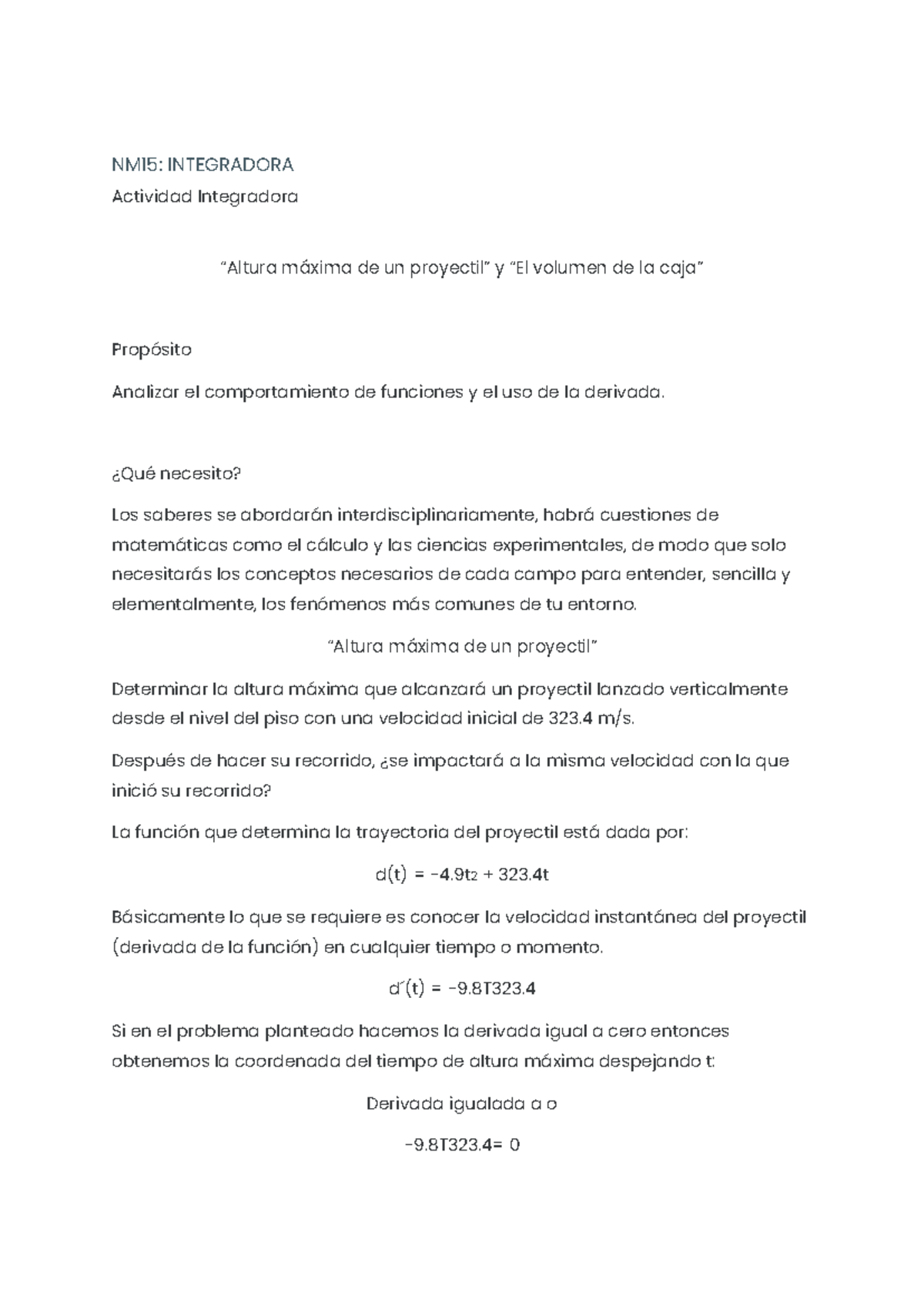 Documento 29 (1) - Oloolo - NM15: INTEGRADORA Actividad Integradora ...