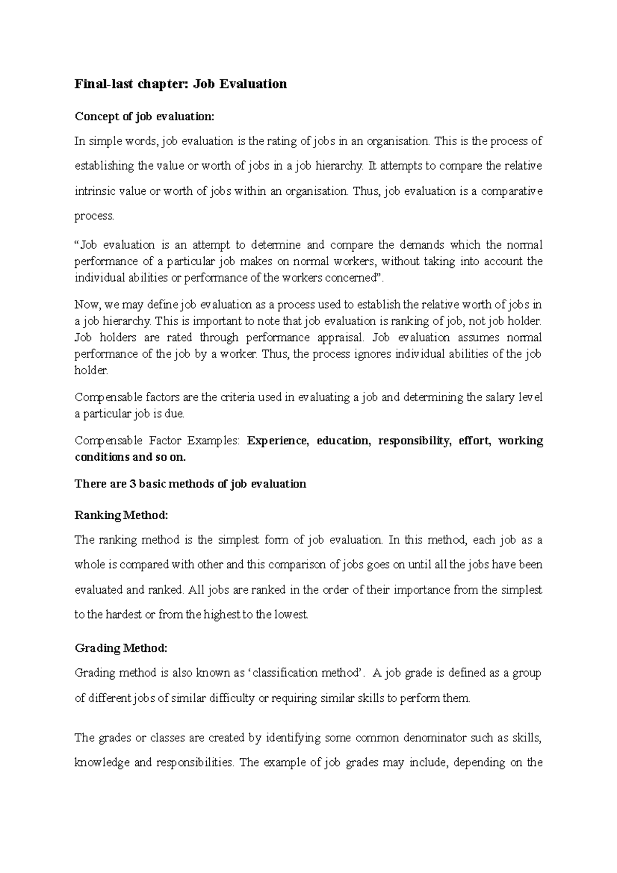 Job Evaluation The Files Contains The Information Regarding Summary Of The Course Named job-evaluation-the-files-contains-the-information-regarding-summary-of-the-course-named