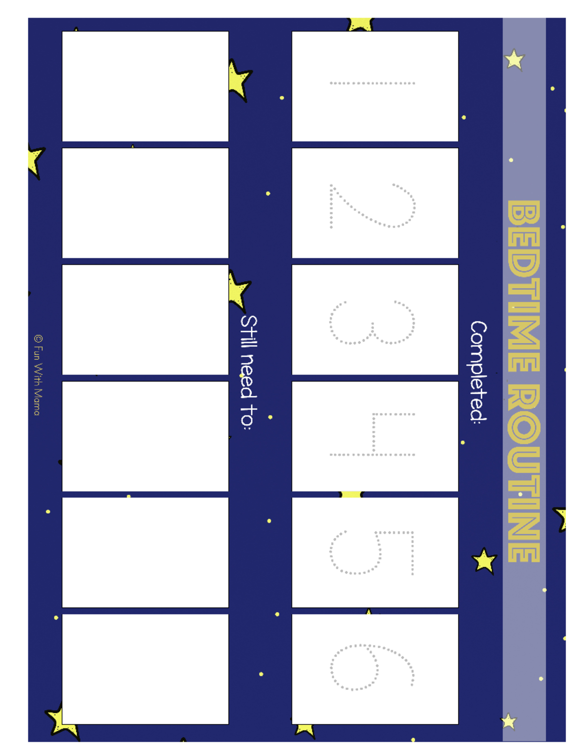 Bedtime-routine-printables - OT 346 - Check out my blog for free crafts ...