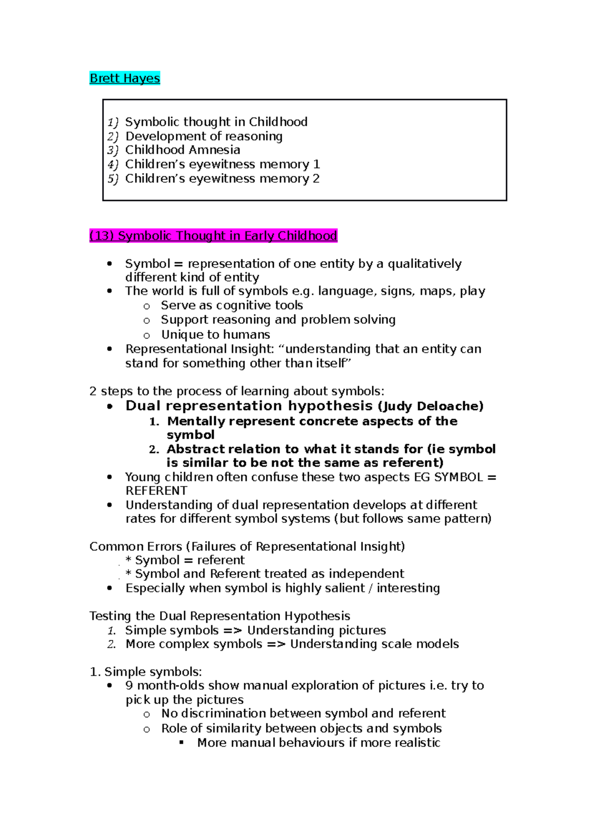 Lecture notes, lectures 8-24 - details and accessible notes for end of ...