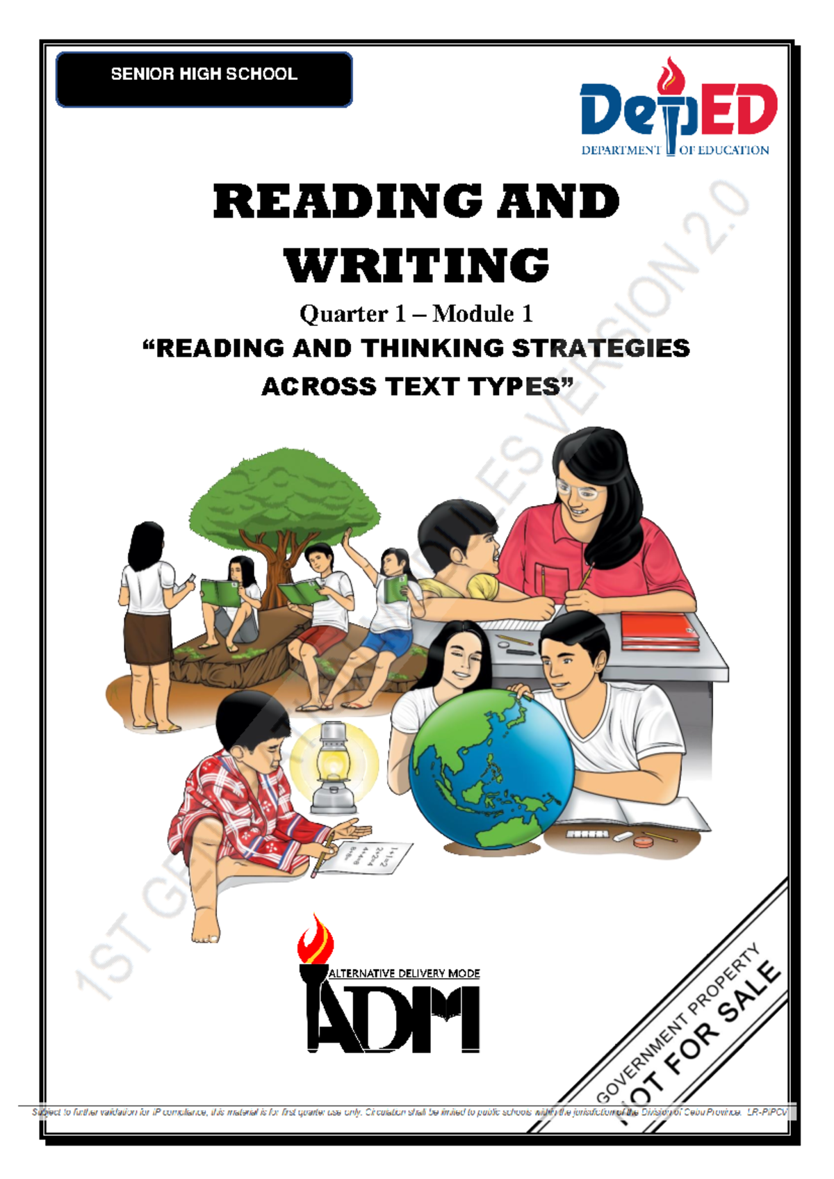 Revised Reading Writing Module 1 CORE - SENIOR HIGH SCHOOL READING AND ...