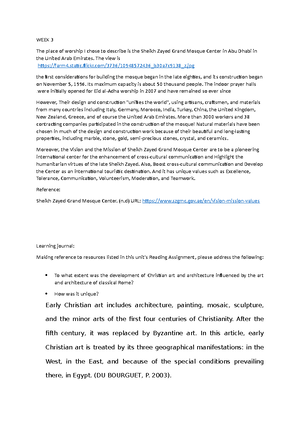 WEEK 2 learn Writting Assignment - WEEK 2 LEARNING JOURNAL Before I started this course, I ...