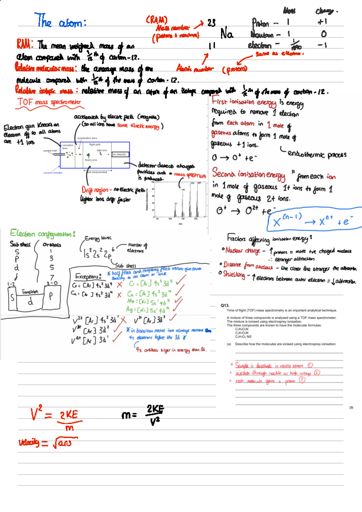 3 - Atomic Structure notes - Studocu