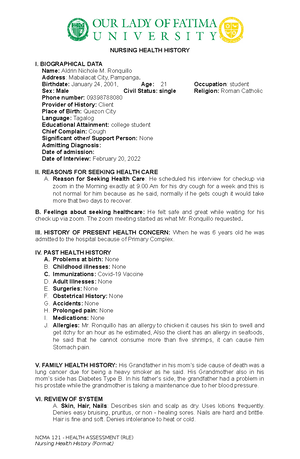 Manuscript Family Nursing CARE PLAN CASE Study Final - health ...