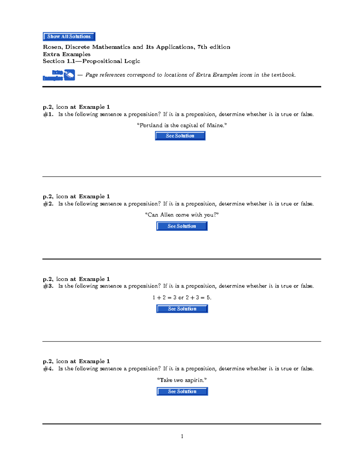 Rosen 7e Extra Examples 0101 - Rosen, Discrete Mathematics and Its ...