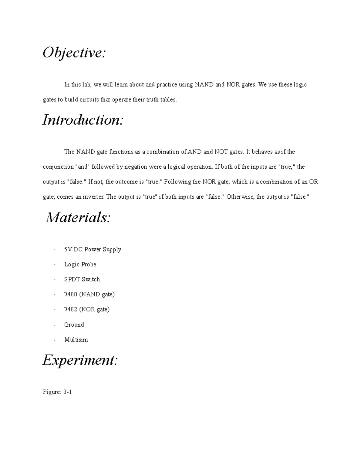 Untitled document - LAB - Objective: In this lab, we will learn about ...
