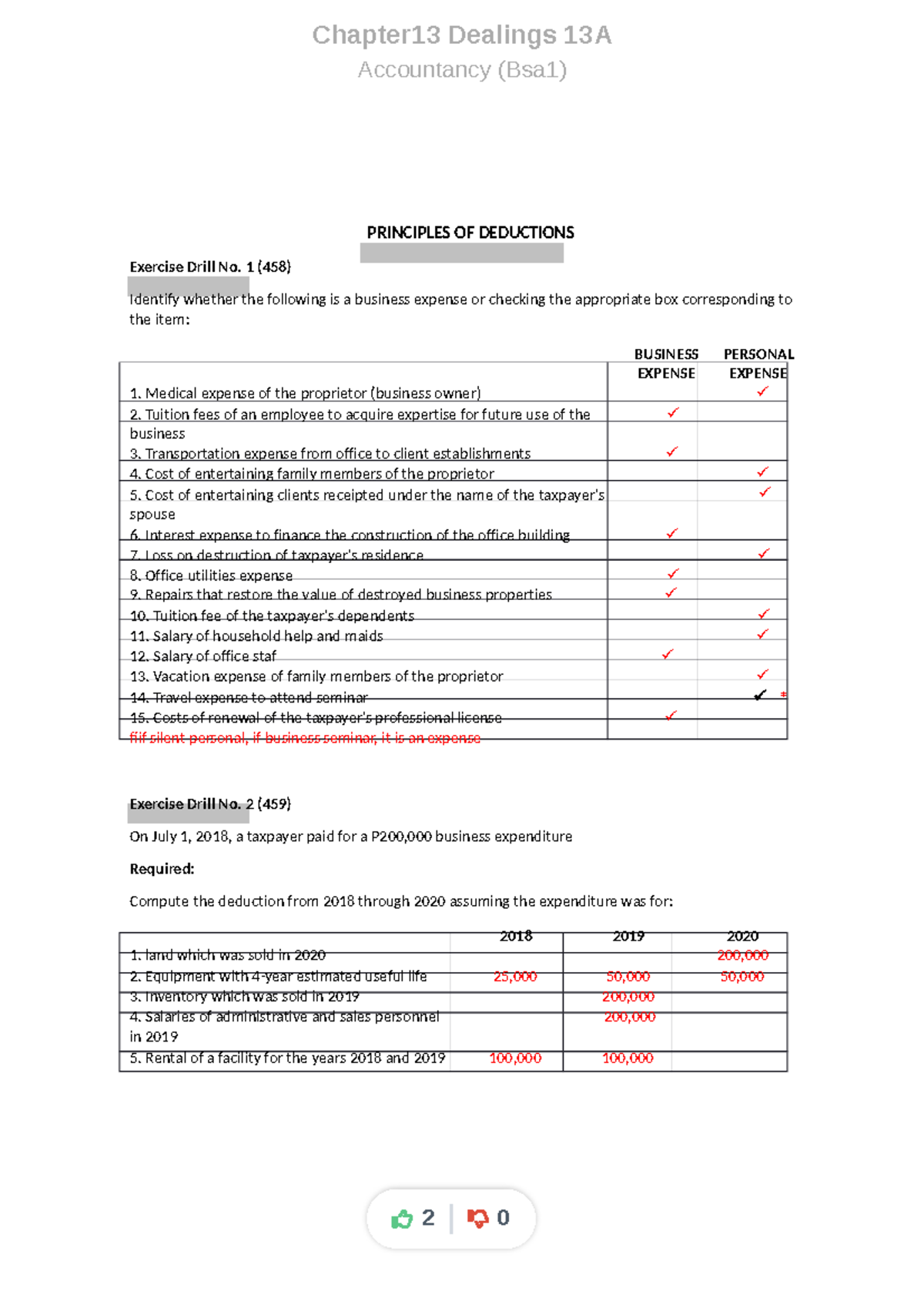 Dlstudocu - Practice keys - Chapter13 Dealings 13A Accountancy (Bsa1 ...