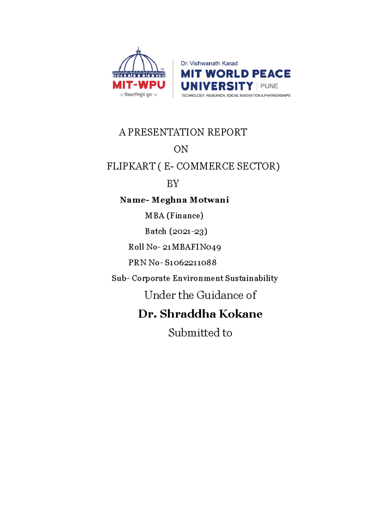 A Presentation Report - study of data communication in digital world ...