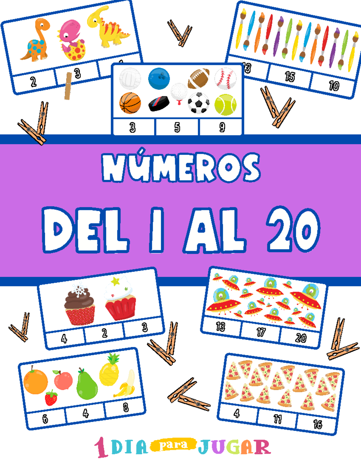 Contar del 1 20 1Dia Para Jugar hcusoz - DIA JUGAR - DDEELL 11 AALL ...