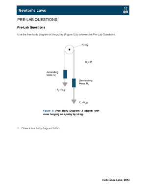 Module 2 Lab 5 - PRE-LAB QUESTIONS In one of your experiments, you will roll a marble down a ...