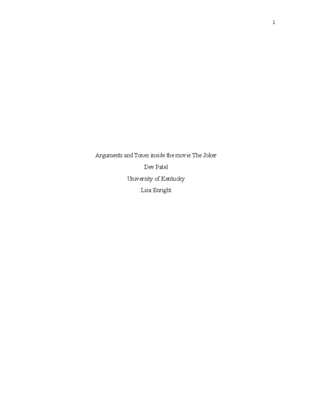 Arguments and Tones inside the movie Joker - This Joker movie is the ...