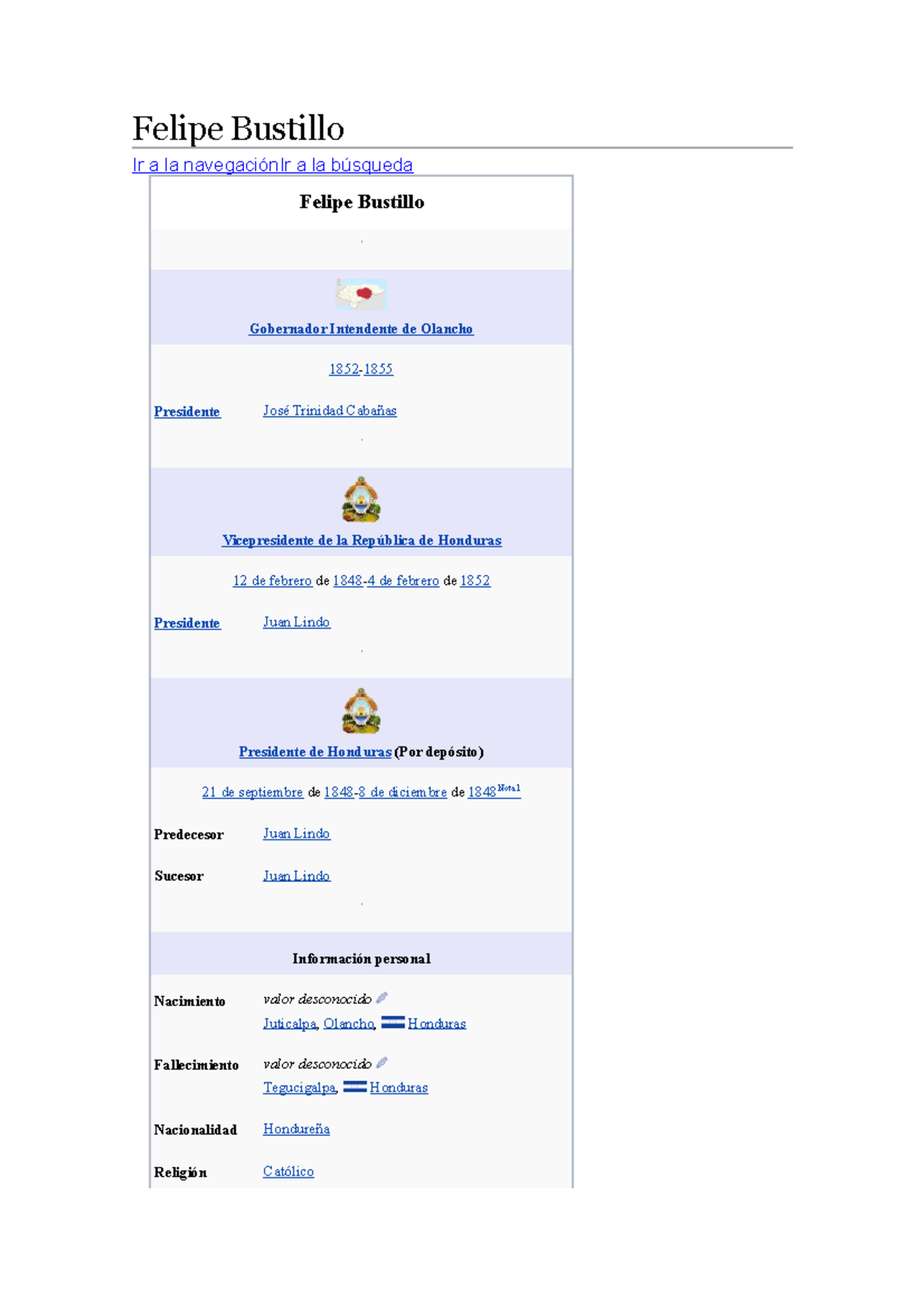 Felipe Bustillo - historia y bibliogaria biografica - Felipe Bustillo ...