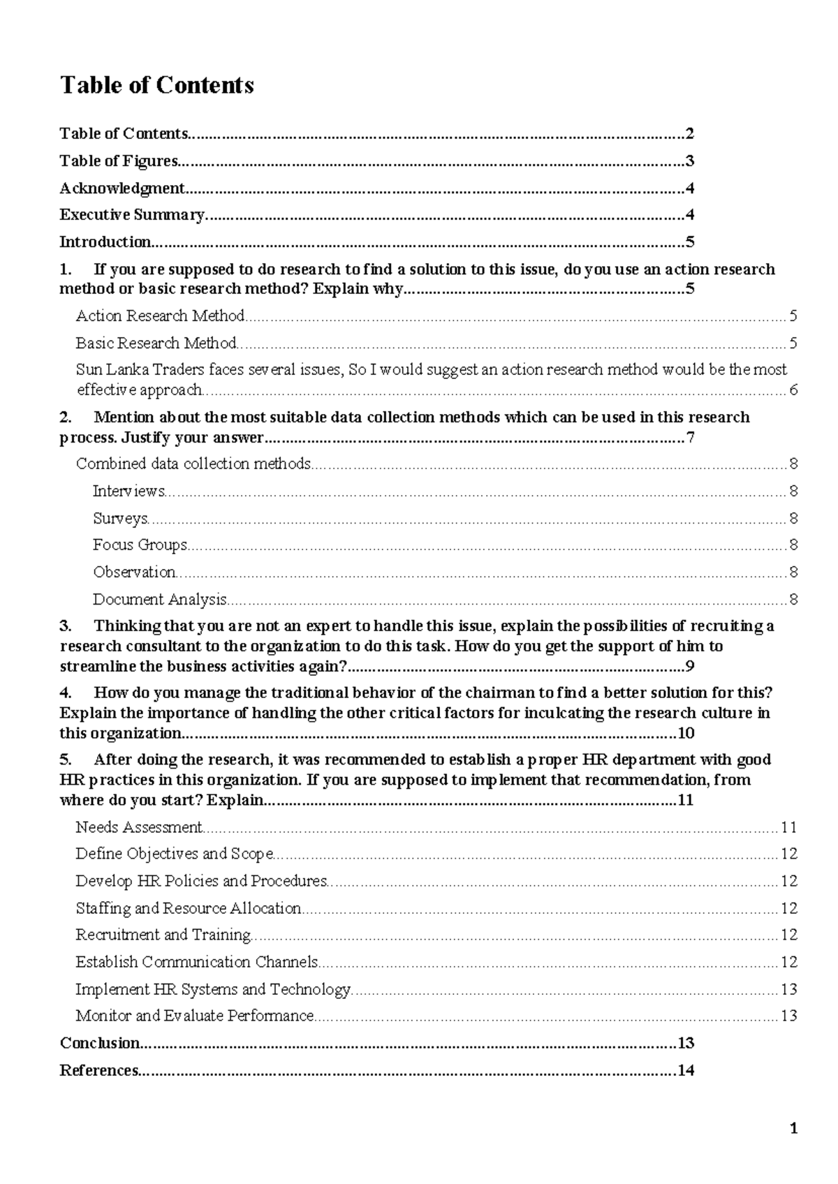 Strategic Level I - Pillar 05- Research Methodology -English - Table of ...