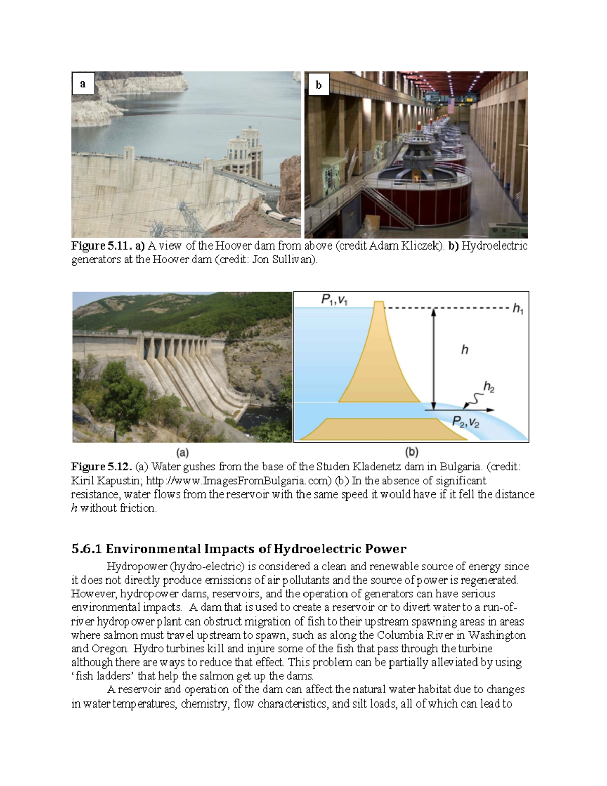 Potential of Tidal Power - a b Figure 5. a) A view of the Hoover dam ...