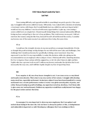 Business Ethics C717 Task 1 (attempt 2) Passed - Ethical Guidelines for ...