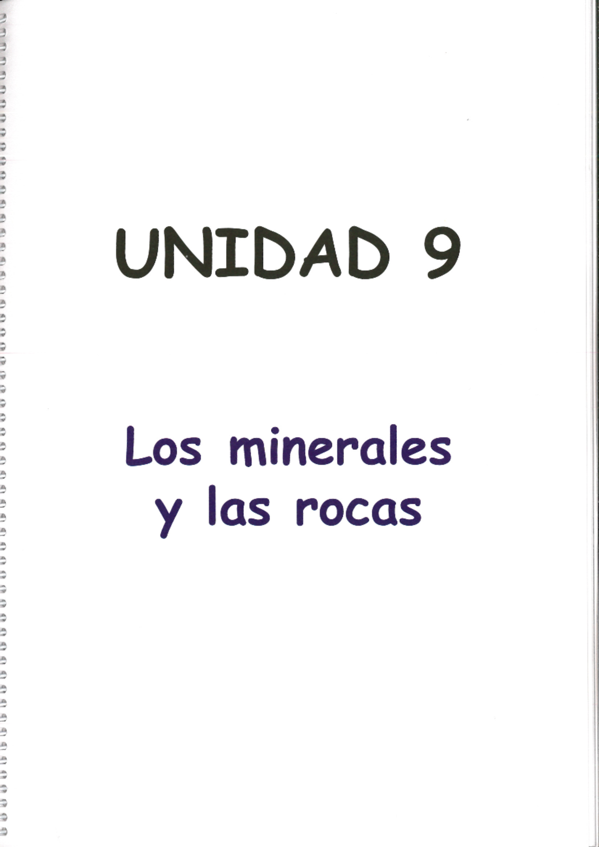 Los minerales y las rocas - Biología y Geología - Studocu