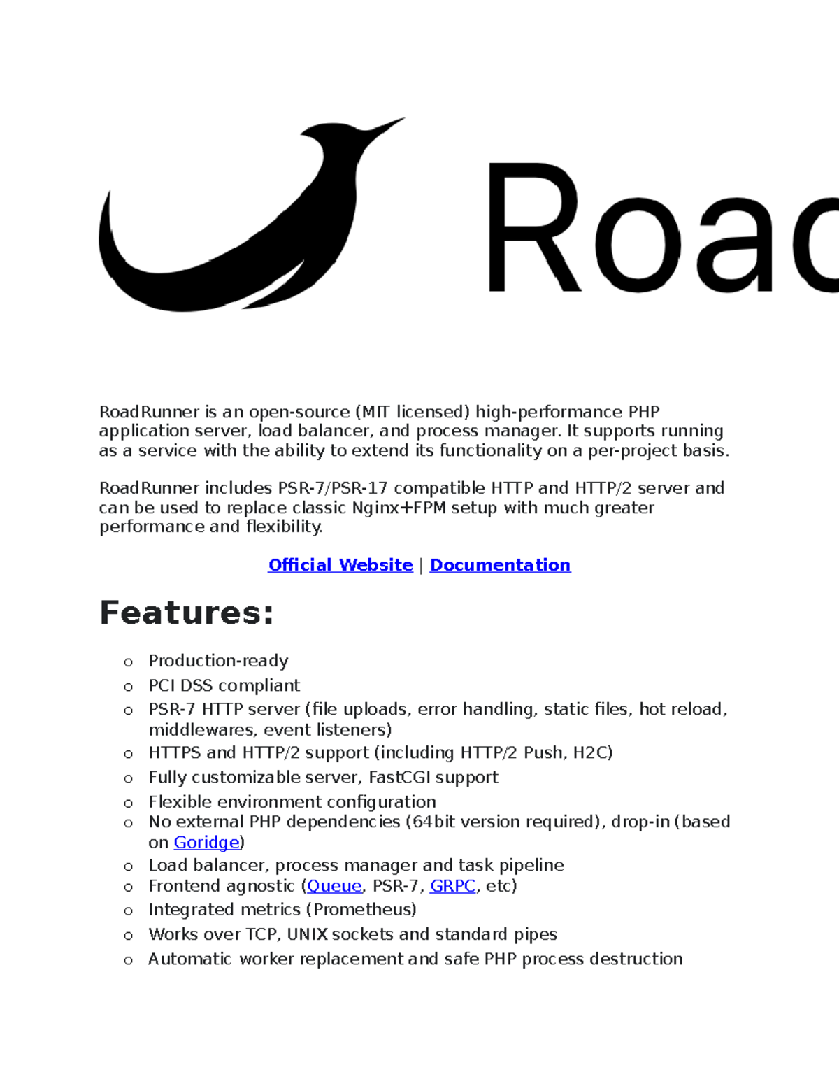 Road Runner is an open - Computer technology essays - RoadRunner is an ...