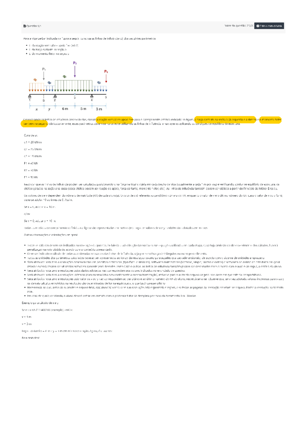Resolução ACQA merged - Questão Valor da questão: 21,00 ? Estou com ...