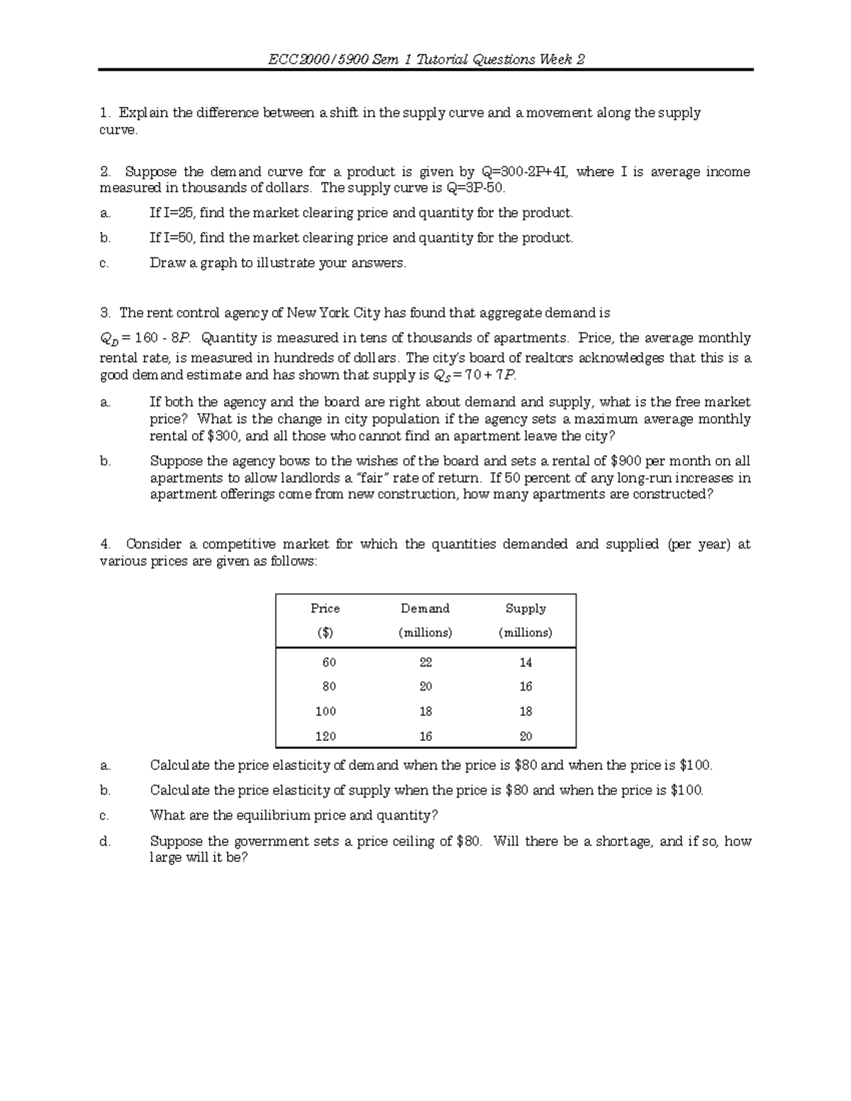 Week 02 Questions - Erte Xiao - ECC2000/5900 Sem 1 Tutorial Questions ...