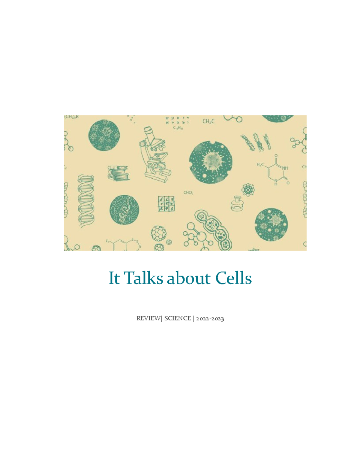 It Talks about Cells 3 - It Talks about Cells REVIEW| SCIENCE | 2022- Cell Surfaces. The entire ...
