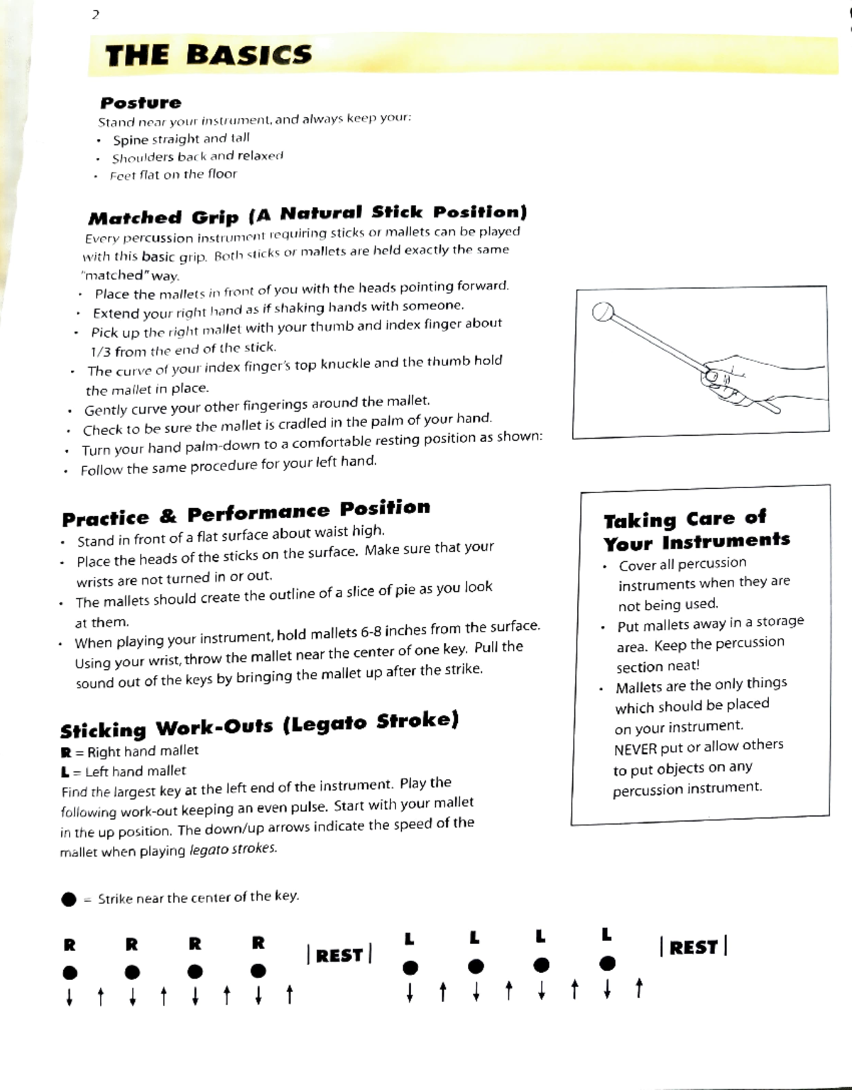 Percussion Bells - i just want premium access. - THE BASICS Posture ...