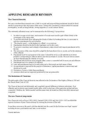 Applying Criminology Assessment Example grade 72 - Applying Criminology ...