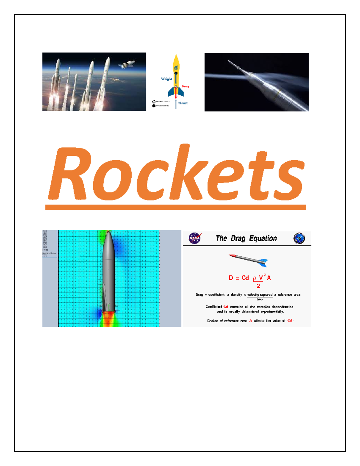 Rocket Folio - Class work - Rockets Contents What is aerodynamics (2 ...