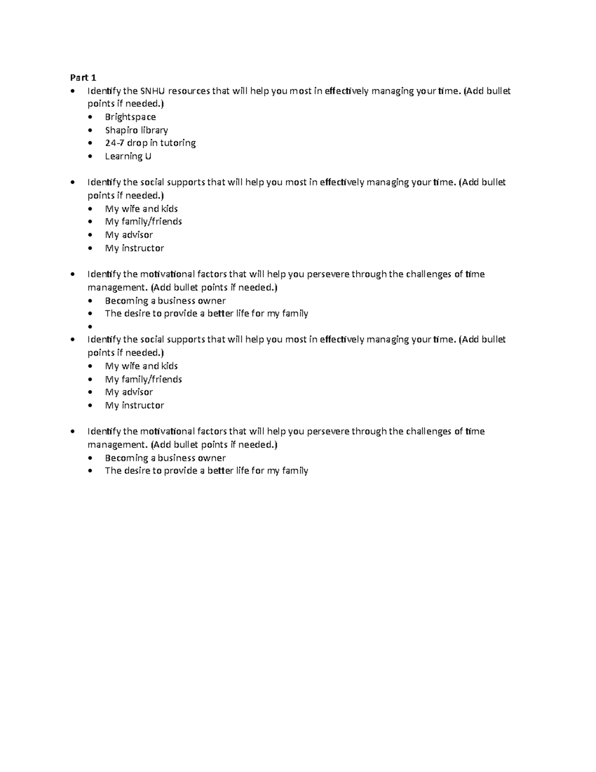 ENG ...TALK TO ME Module 2 - Part 1 Identify the SNHU resources that ...