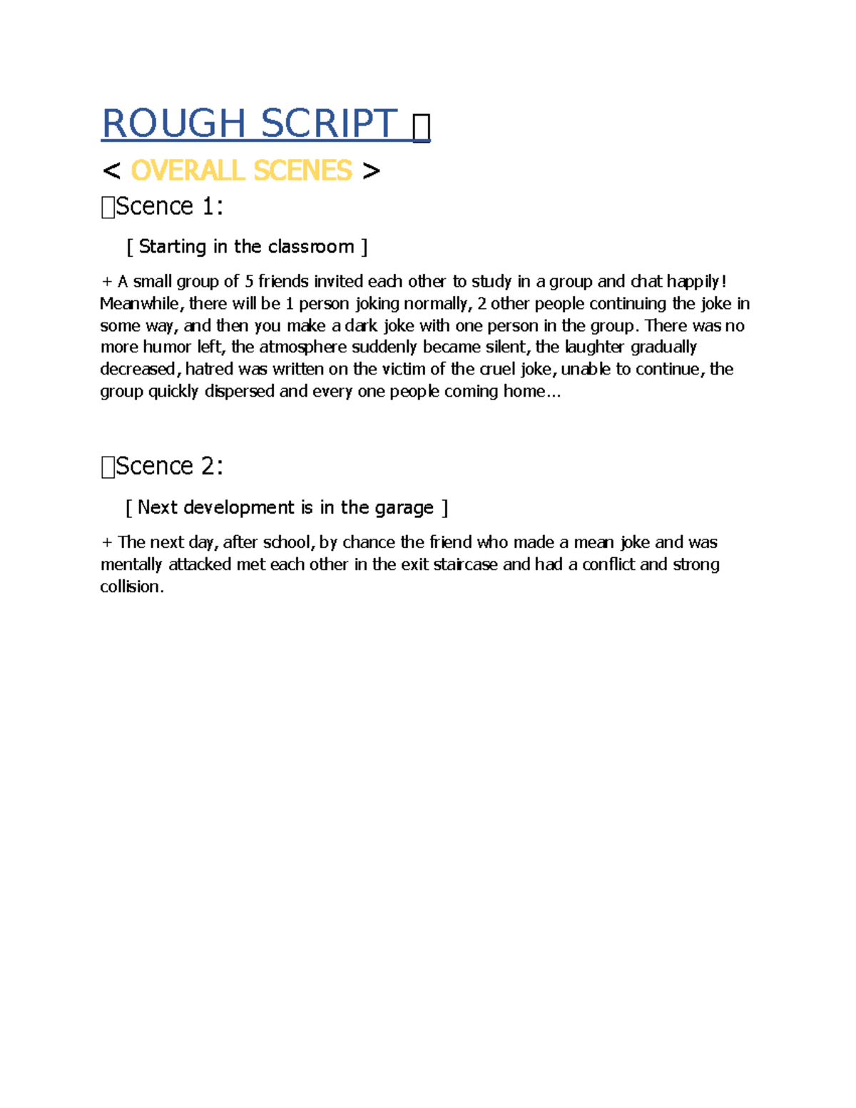 Kịch bản lợi ích và tác hại của sự hài hước trong cuộc sống - ROUGH ...