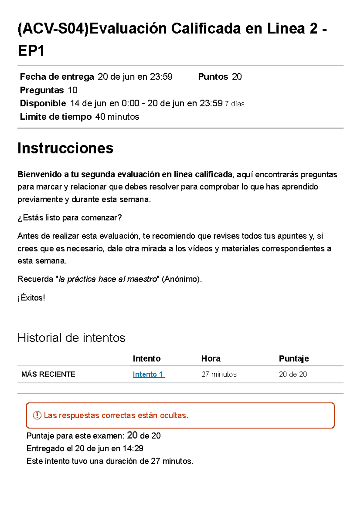(ACV-S04)Evaluación Calificada en Linea 2 - EP1 Calculo PARA LA TOMA DE Decisiones (12602)- NOTA ...