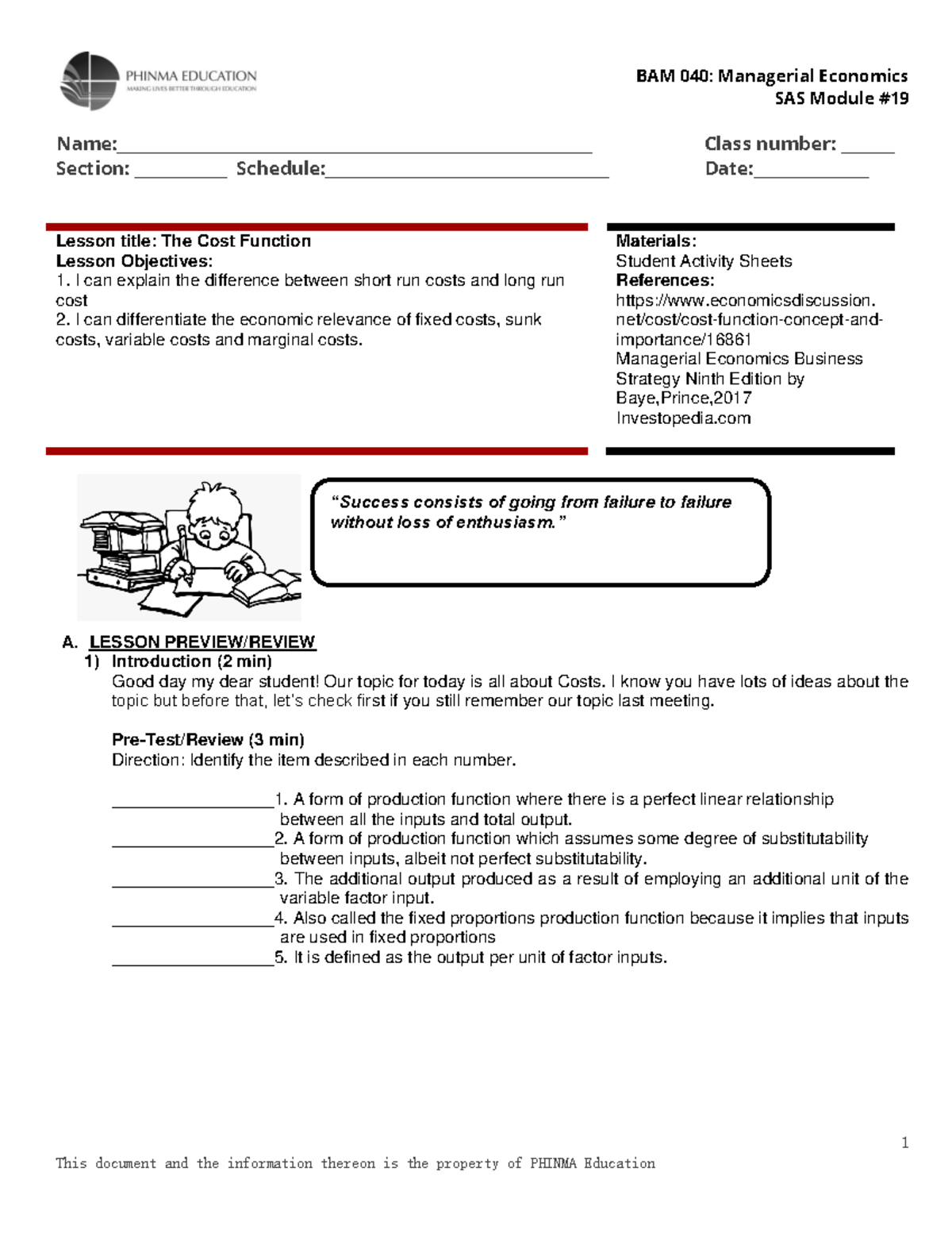 BAM-040 SAS19 - ....... - SAS Module - Studocu
