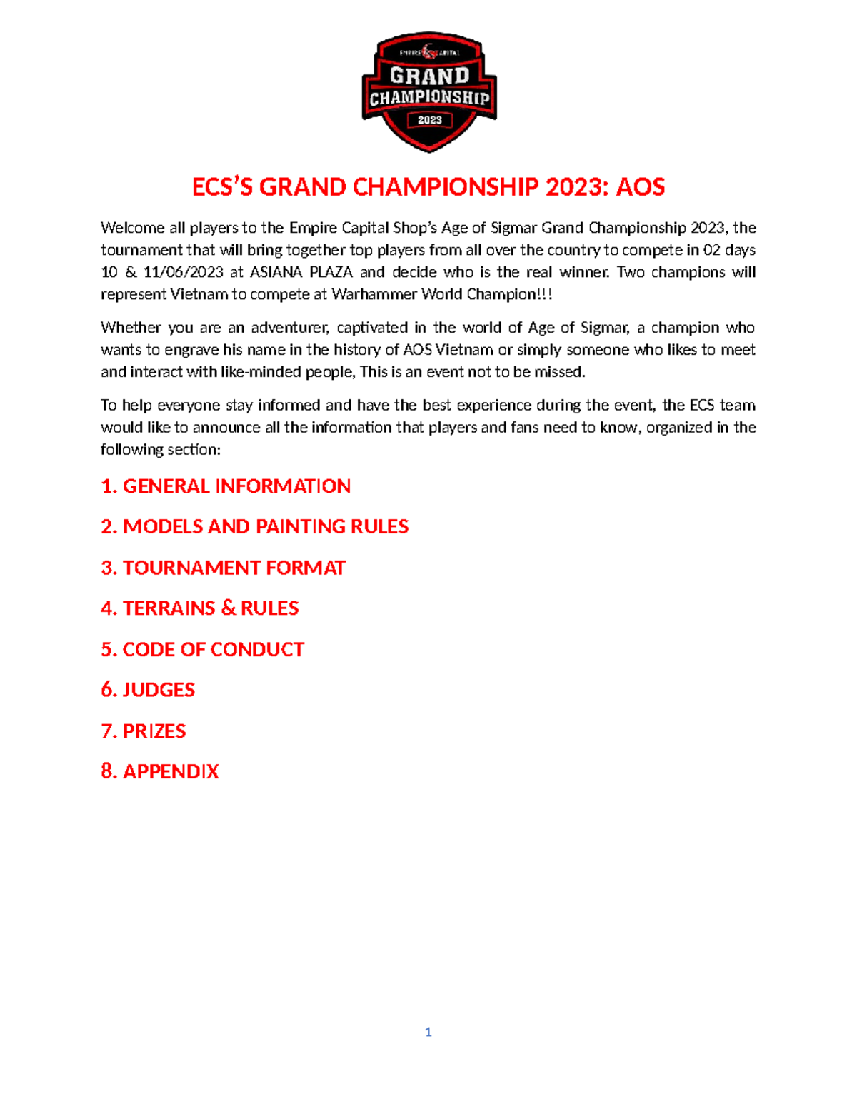 ENG - AOS Rules - submission for group assignment - ECS’S GRAND ...