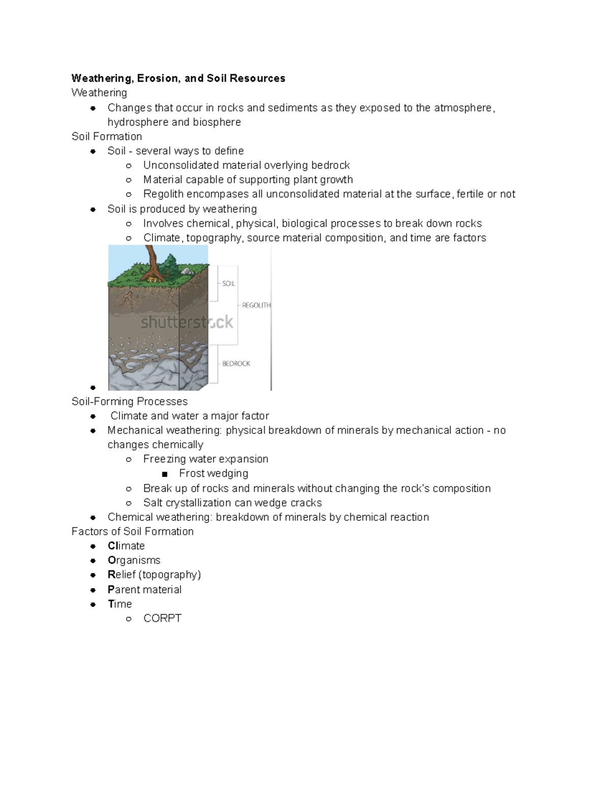 GEO 100 G Chapter 12 - Professor Jason Padgett. - Weathering, Erosion ...