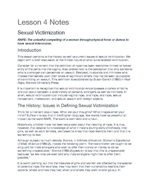 Lesson 6 Notes - Professor Bing - Lesson 6 Notes Gender Programming ...
