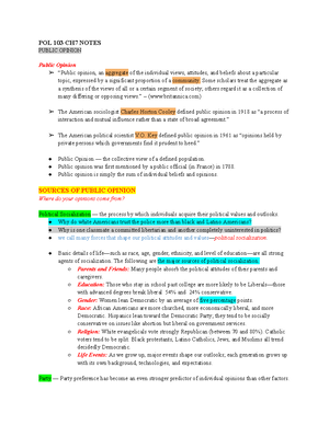 POL 103 CHP 3 Notes - POL 103 CH3 NOTES THE CONSTITUTION QUESTIONS What ...