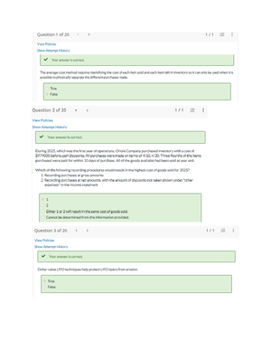 Quiz 1-2 - ACC-317 - Studocu