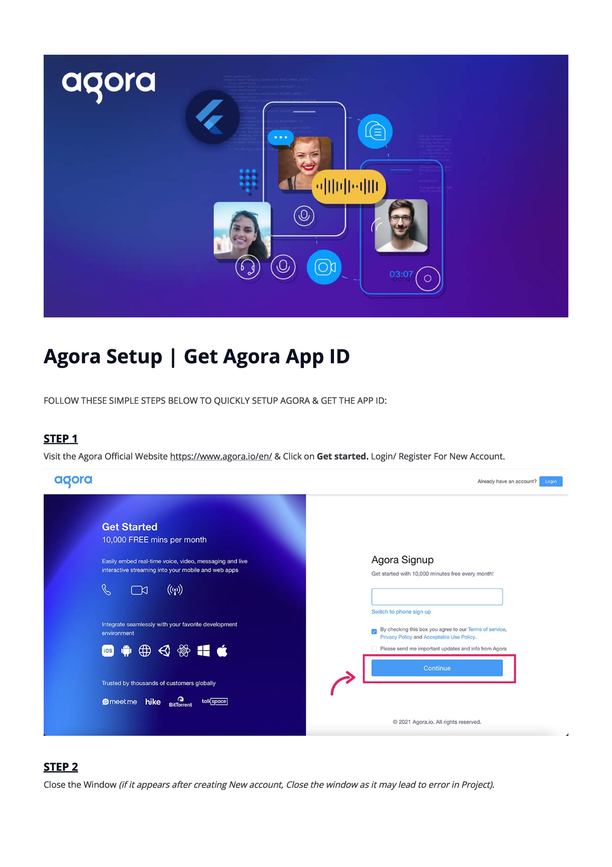 Agora Setup Guide - Agora Setup | Get Agora App ID FOLLOW THESE SIMPLE ...