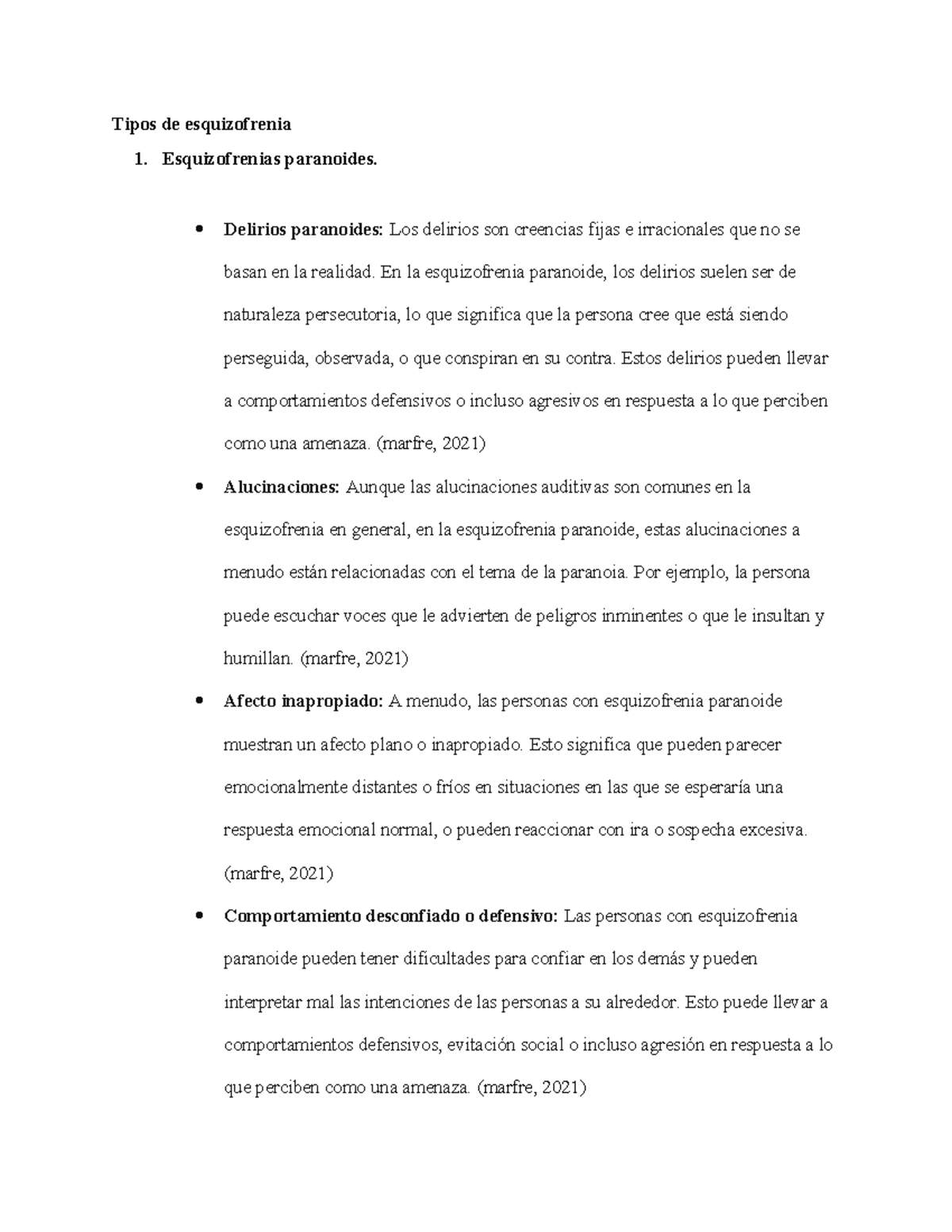 Tipos de esquizofrenia - Esquizofrenias paranoides. Delirios paranoides ...