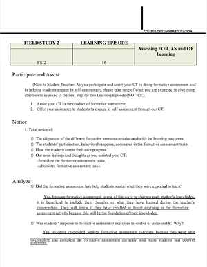 Pdf fs2 episode 16 de castro angelica b - KCNNDOD CI ]DAKLDZ D M T K A] F C E FIELD STUDY 2 ...