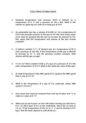 Revision Problems - Solutions - Warning: TT: undefined function: 32 Some recurring questions ...